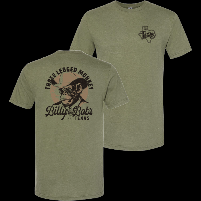3 LEGGED MONKEY IN GREEN | Billy Bobs Texas
